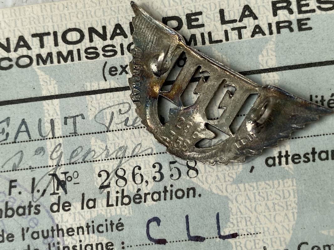 FFI Insigne et Diplome MÊMES NUMÉROS - Ventes d'antiquités militaires ...